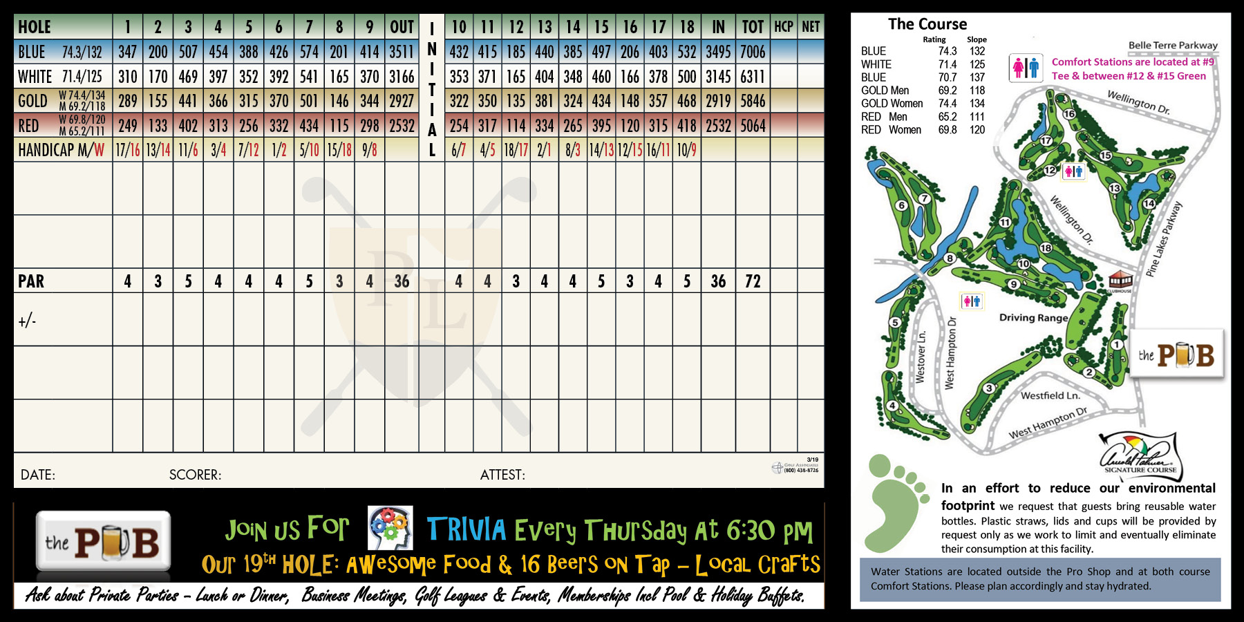 Golf - Pine Lakes Golf Club
